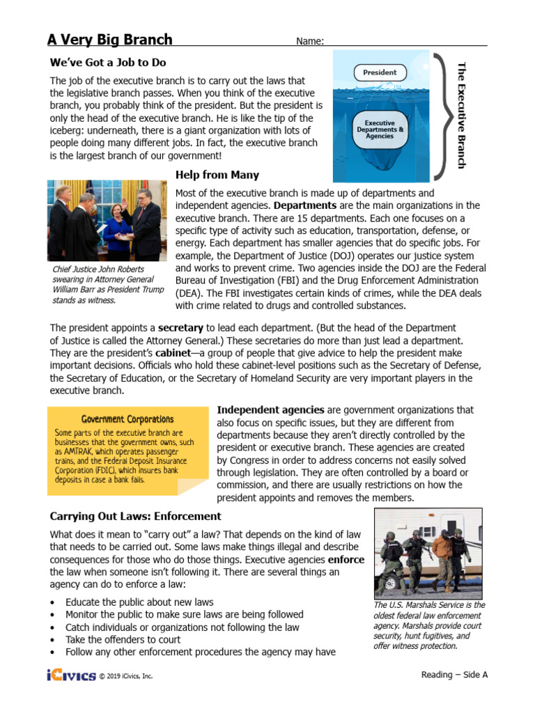 Cabinet Worksheet | PDF | Employment | United States Environmental ...