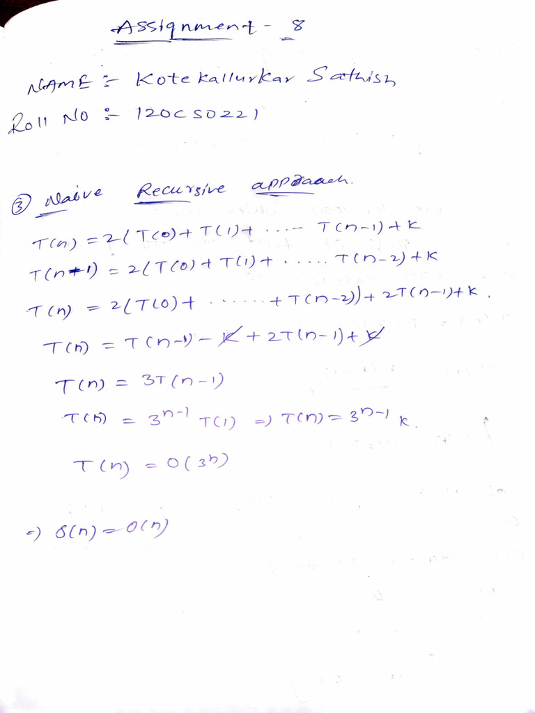 Dynamic Programming Time Complexity Analysis | PDF