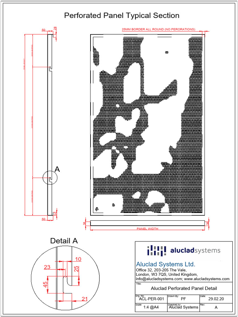 Aluclad Perforated Panels Detail | PDF