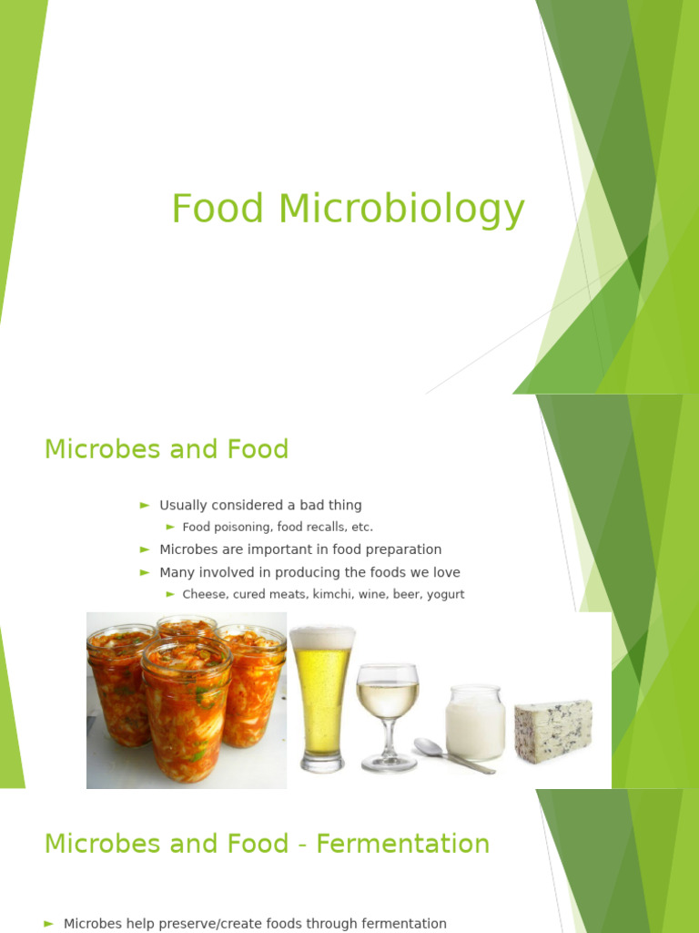 Topic 6 - Food Microbiology | PDF | Fermentation | Lactic Acid
