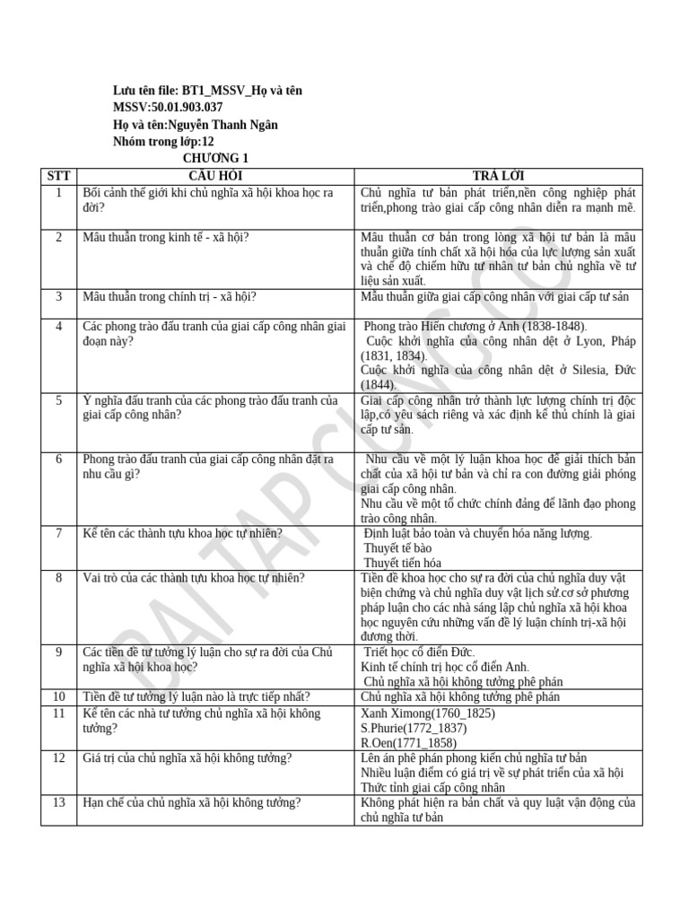 BT1 - 50.01.903.037 - Nguyễn Thanh Ngân | PDF