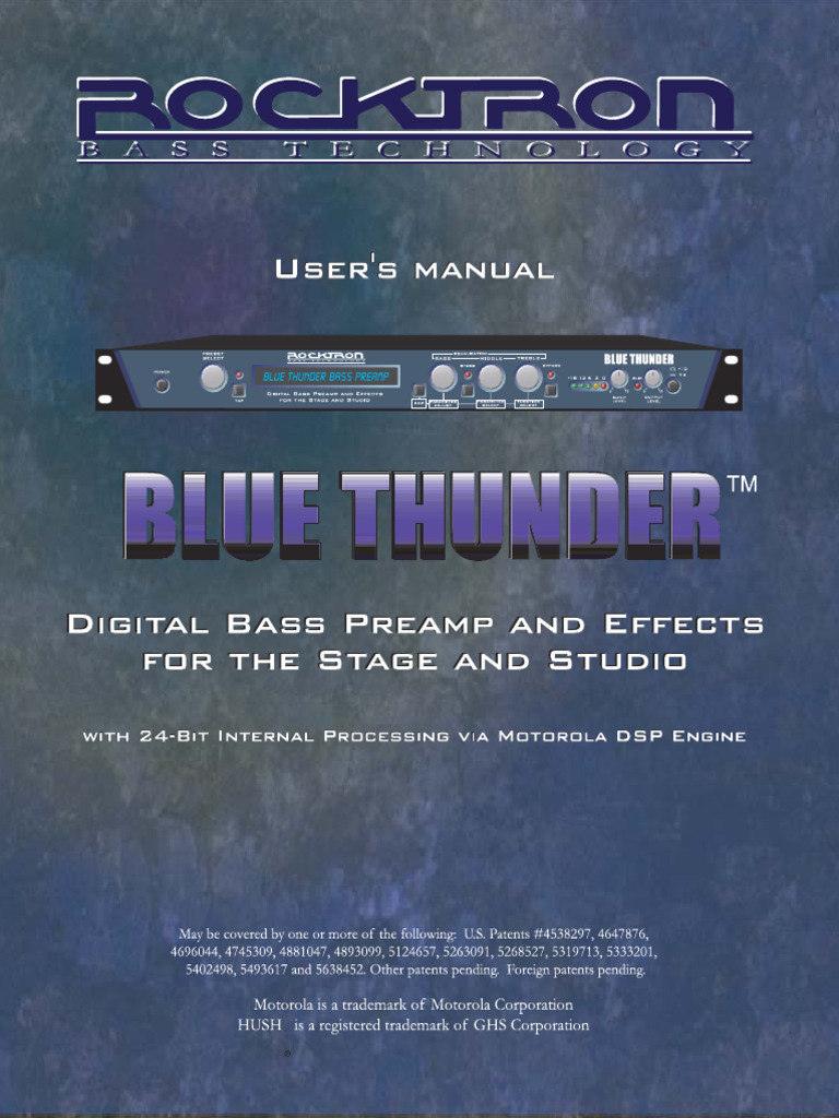 Bluethunder Manual-3 | PDF | Equalization (Audio) | Distortion
