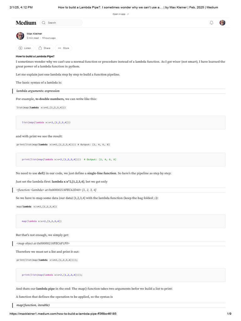 Maxbox Starter137 Lambda Expressions | PDF | Anonymous Function | Function (Mathematics)
