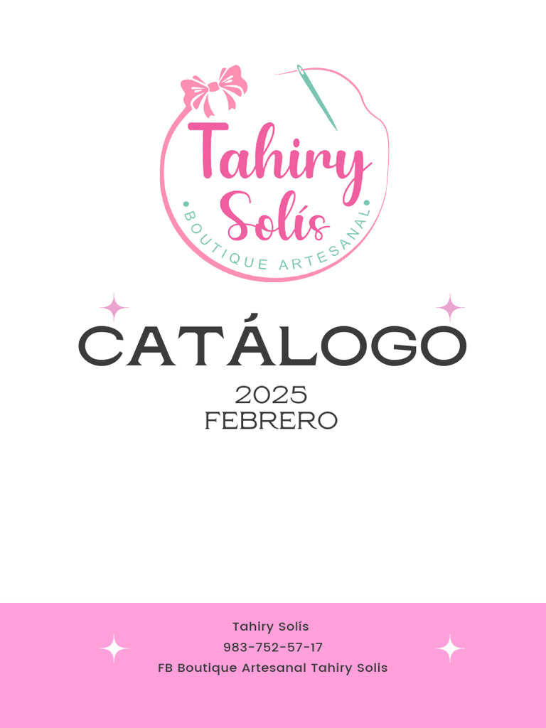 Catálogo de Ropa Boutique Artesanal Tahiry Solís PDF | PDF | Artes ...