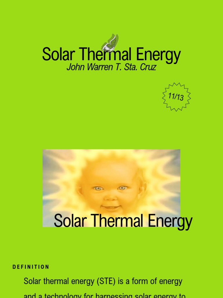 Bright Green Simple Modern Y2K Aesthetic Gen Z Business Presentation | PDF | Solar Energy ...