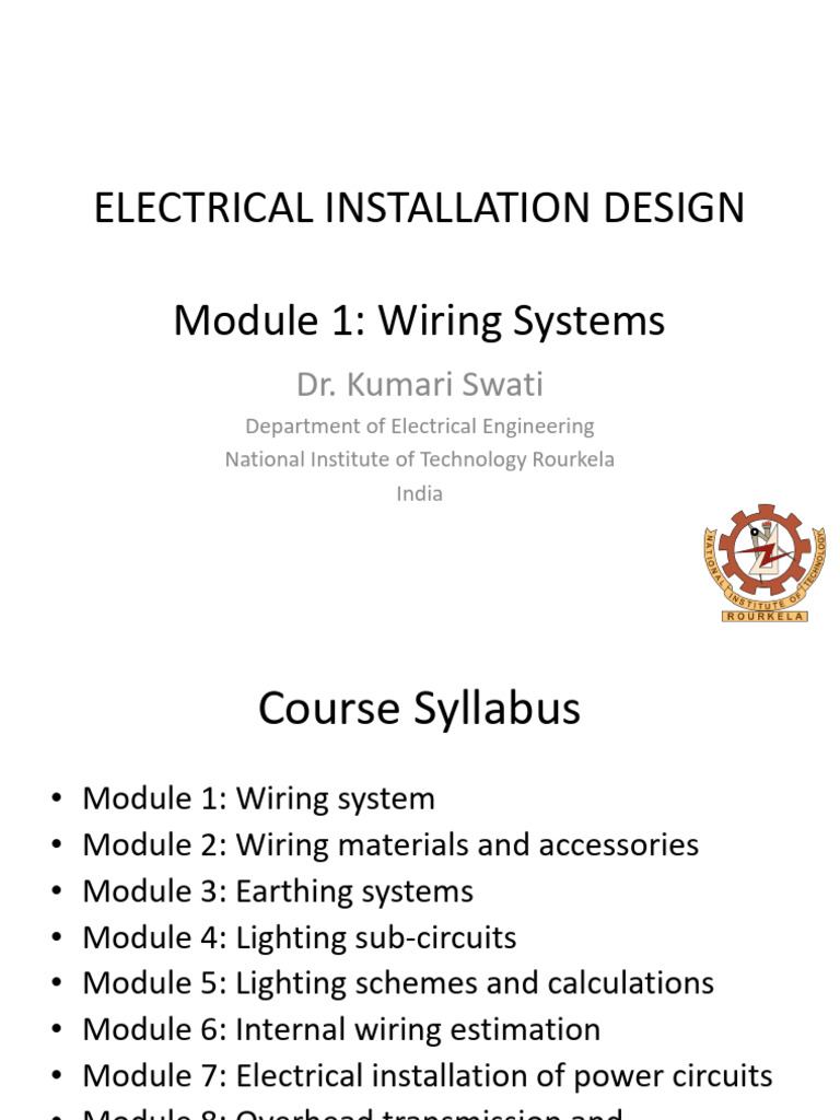 Electrical Installation Design Overview | PDF | Electrical Wiring ...