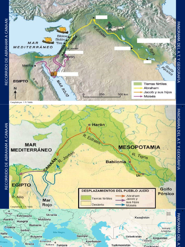 MAPA DE ABRAHAM E ISRAEL. 2025 | PDF