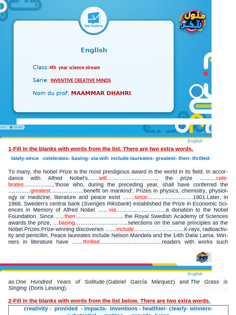 Celebrating Inventive Creative Minds | PDF | Nobel Prize | Invention