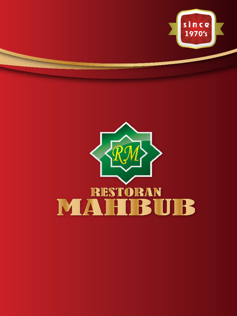Restoran Mahbub Menu Book Bangsar | PDF | Southeast Asian Cuisine ...