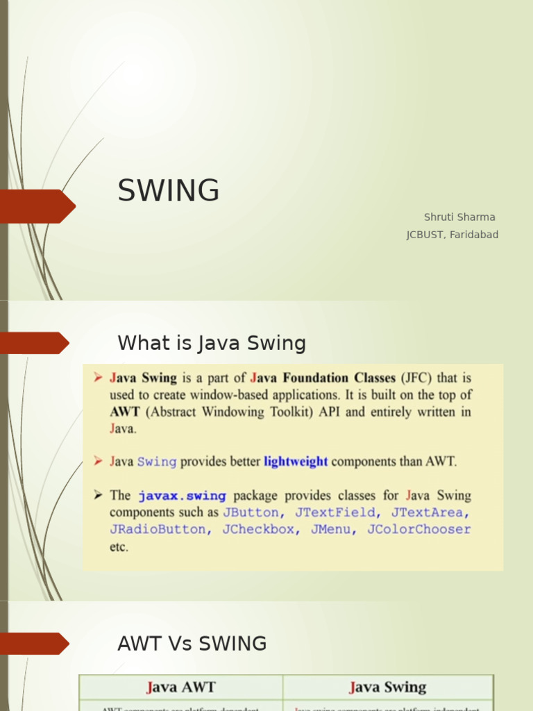 Swing | PDF