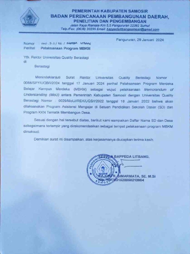 Pelaksanaan Program MBKM Univ - Quality | PDF