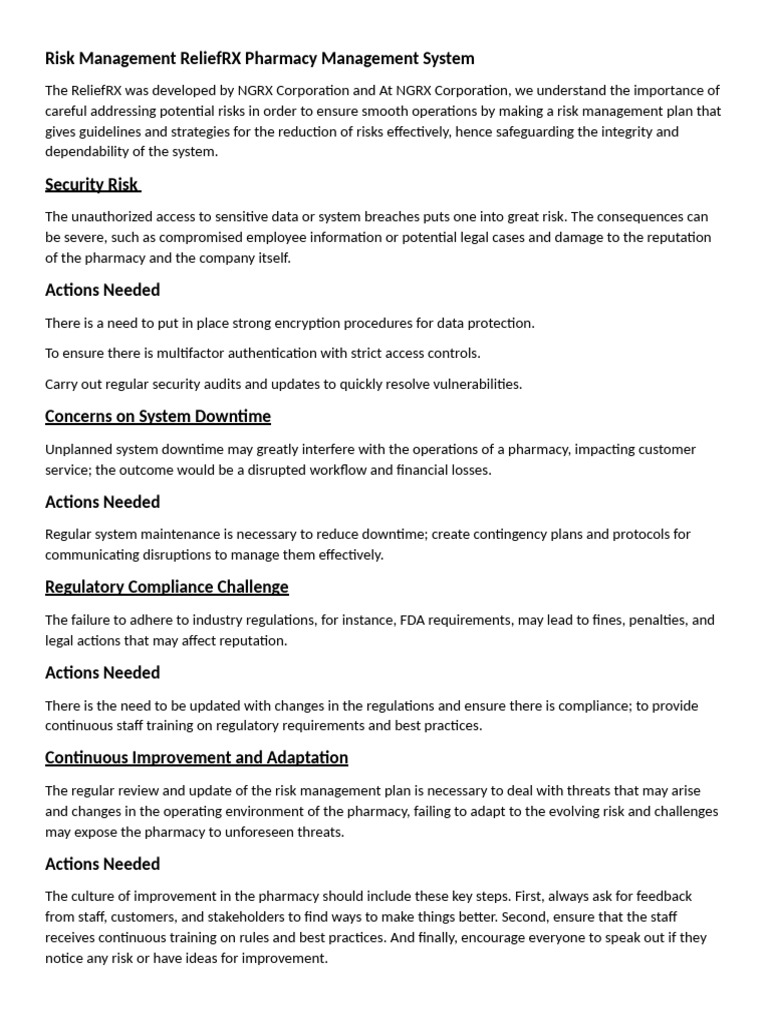Risk-Management-table | PDF | Computer Security | Security