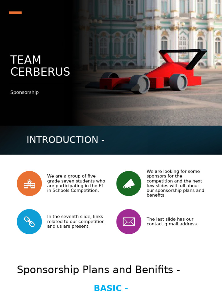 Team Cerberus Sponsorship | PDF | World Auto Racing Series | Promotion And Marketing Communications