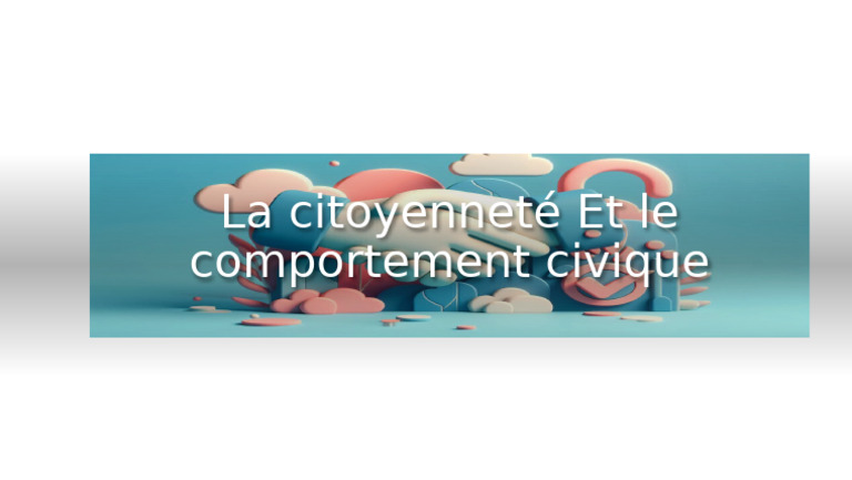 La Citoyenneté[1] | PDF