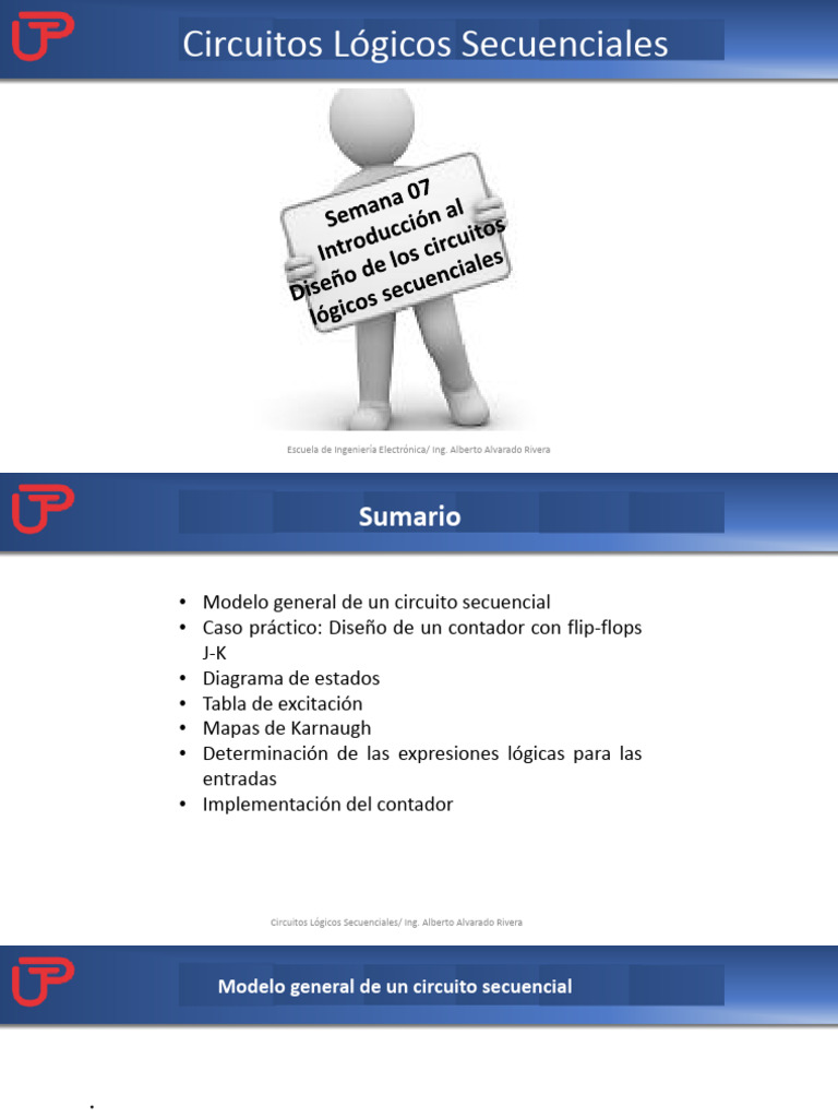 Semana 07 Circuitos Logicos Secuenciales | PDF | Tecnología digital | Ingeniería Electrónica