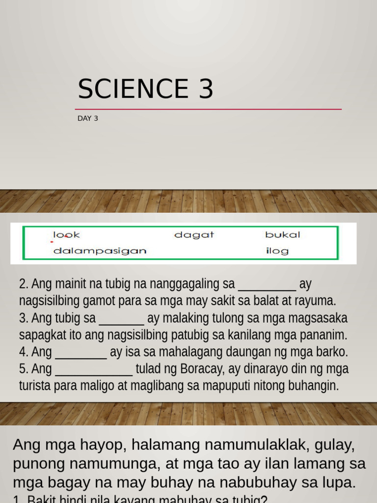 Q4 Science 3 Week 2 Day 3 | PDF