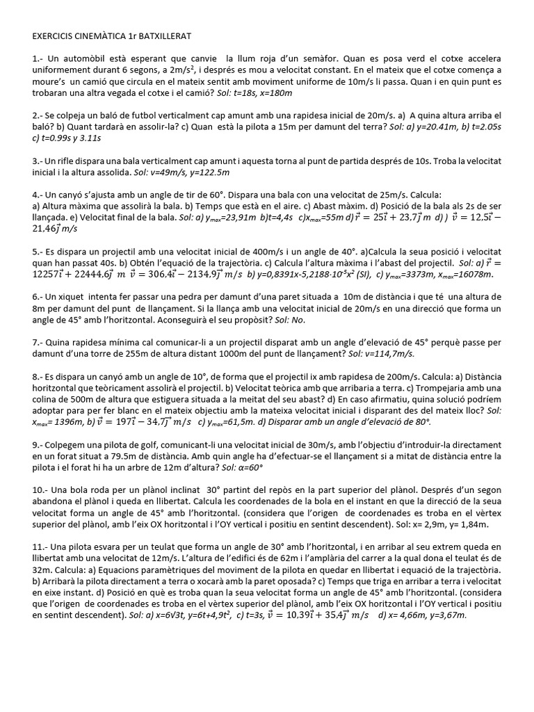 MRUA I Més | PDF
