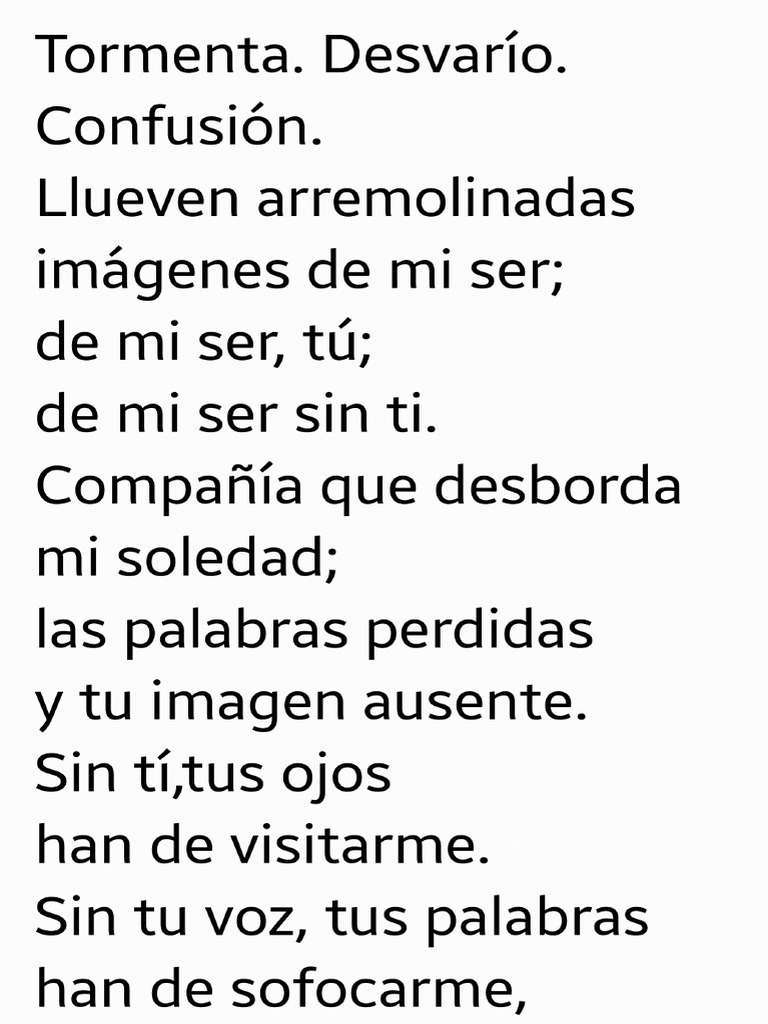 Tormenta Desvarío | PDF