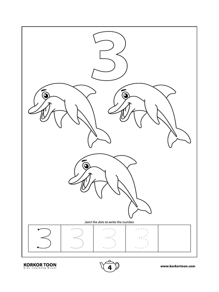 Numbers Coloring Book 1 10 5 | PDF