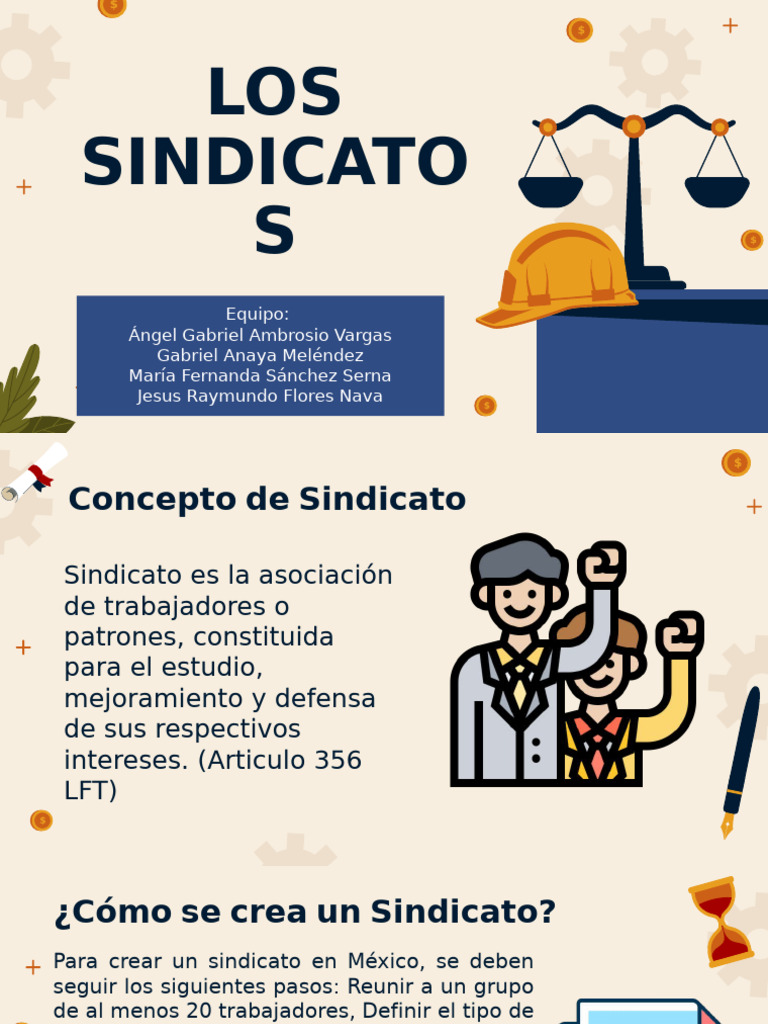 SINDICATOS | PDF | Sindicato | Votación
