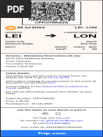 Trainline Expense Receipt - April 2023 | PDF