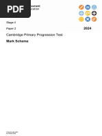 Progression Test Stage 4 2025 Maths P1 | PDF | Mathematics