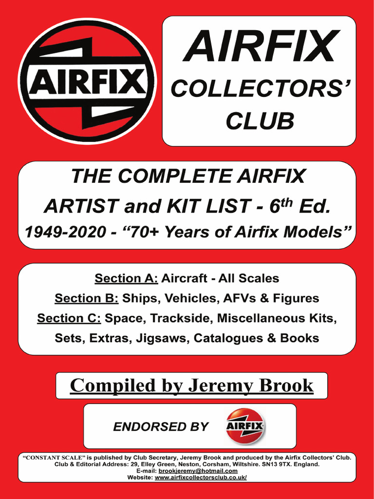 The Complete AIRFIX Artist and Kit List_6th Ed. | PDF | Aircraft ...