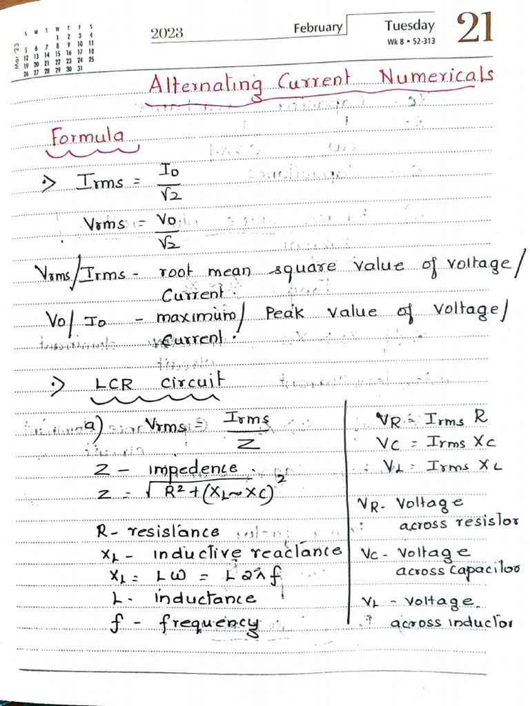 Ac Numerical | PDF