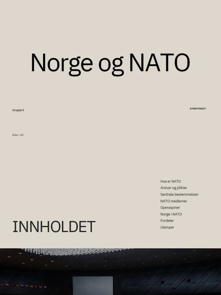 Norge Og NATO | PDF