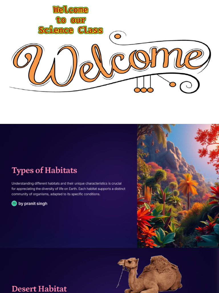 Types of Habitat | PDF