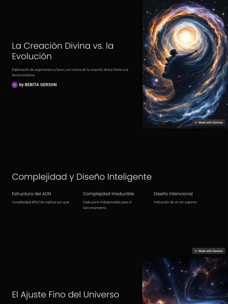 La Creacion Divina Vs La Evolucion | PDF