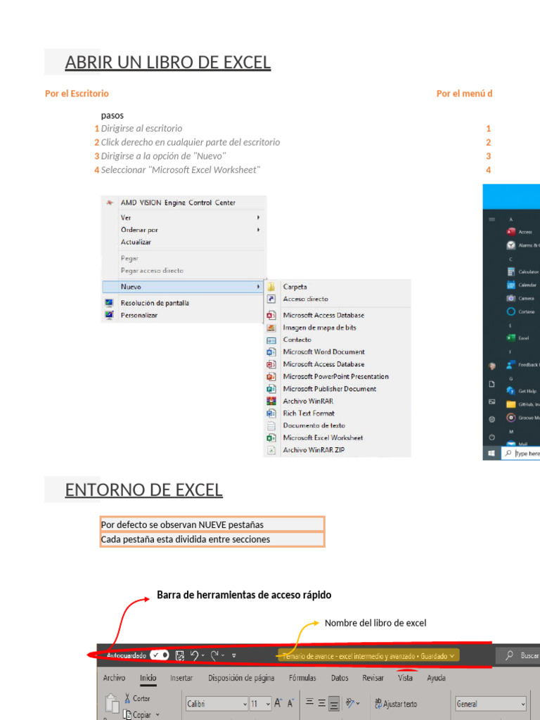 manual COMPLETO - excel intermedio avanzado | PDF | Microsoft Excel | Hoja de cálculo
