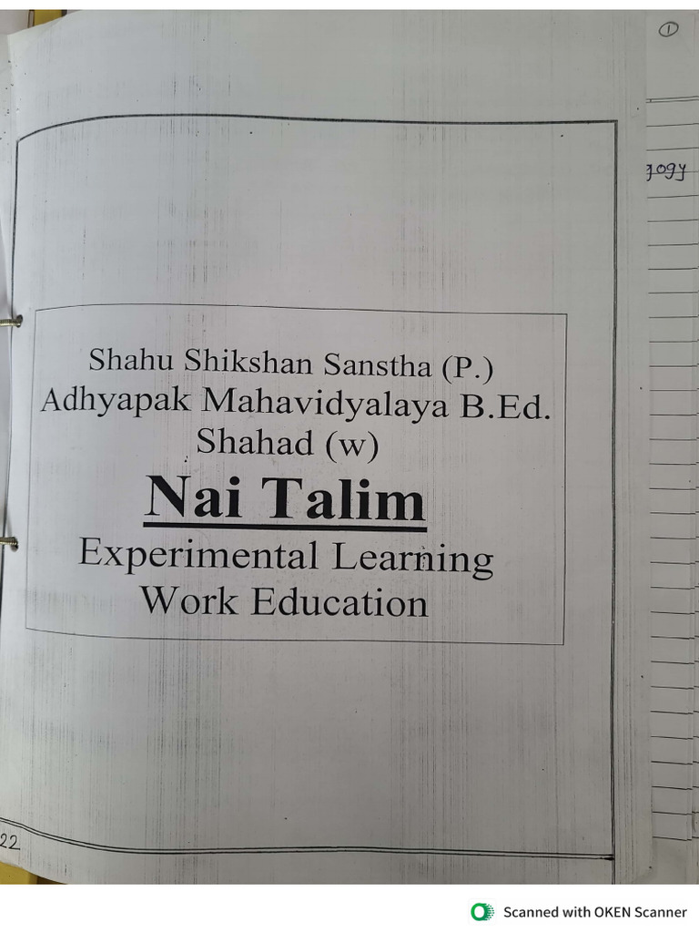 Economics-Nai Talim Lesson | PDF