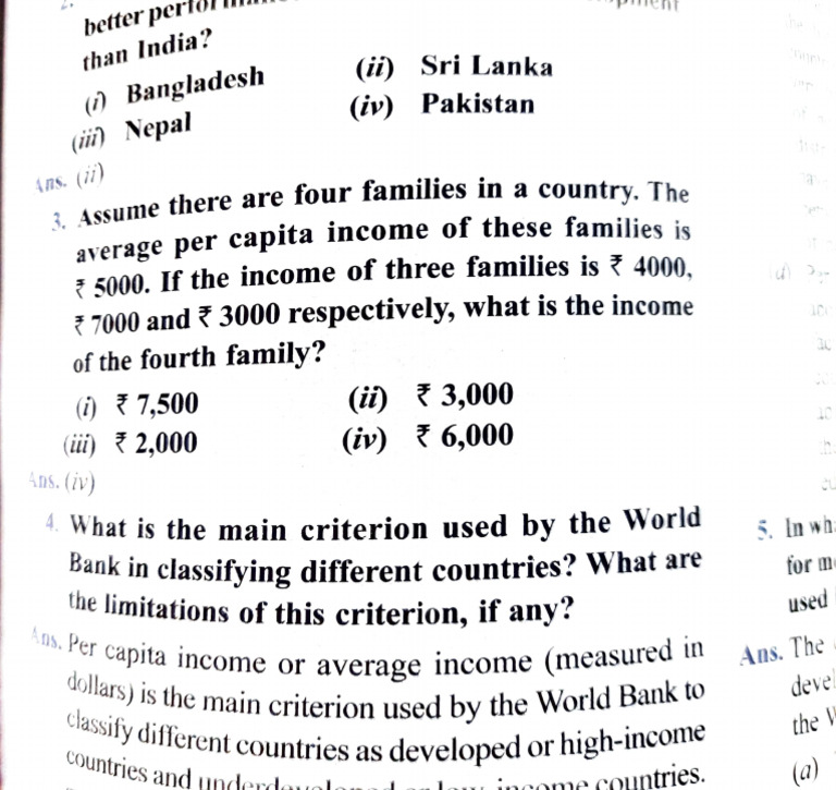 Income Comparison and Classification Criteria | PDF
