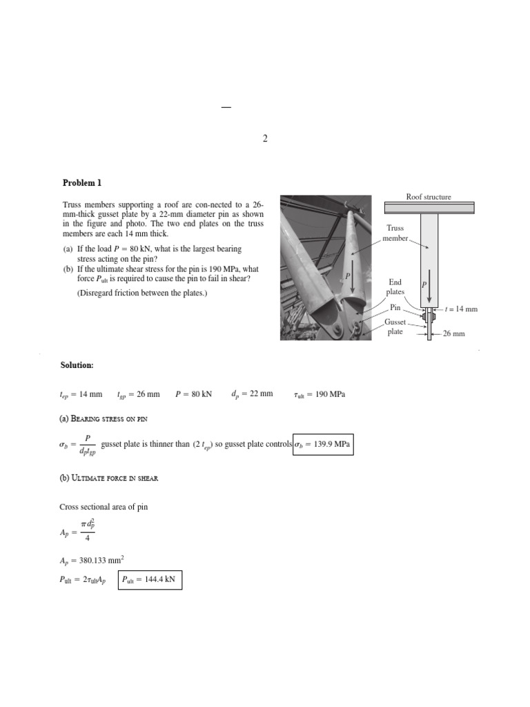HW2_SOLUTION | PDF | Stress (Mechanics) | Young's Modulus