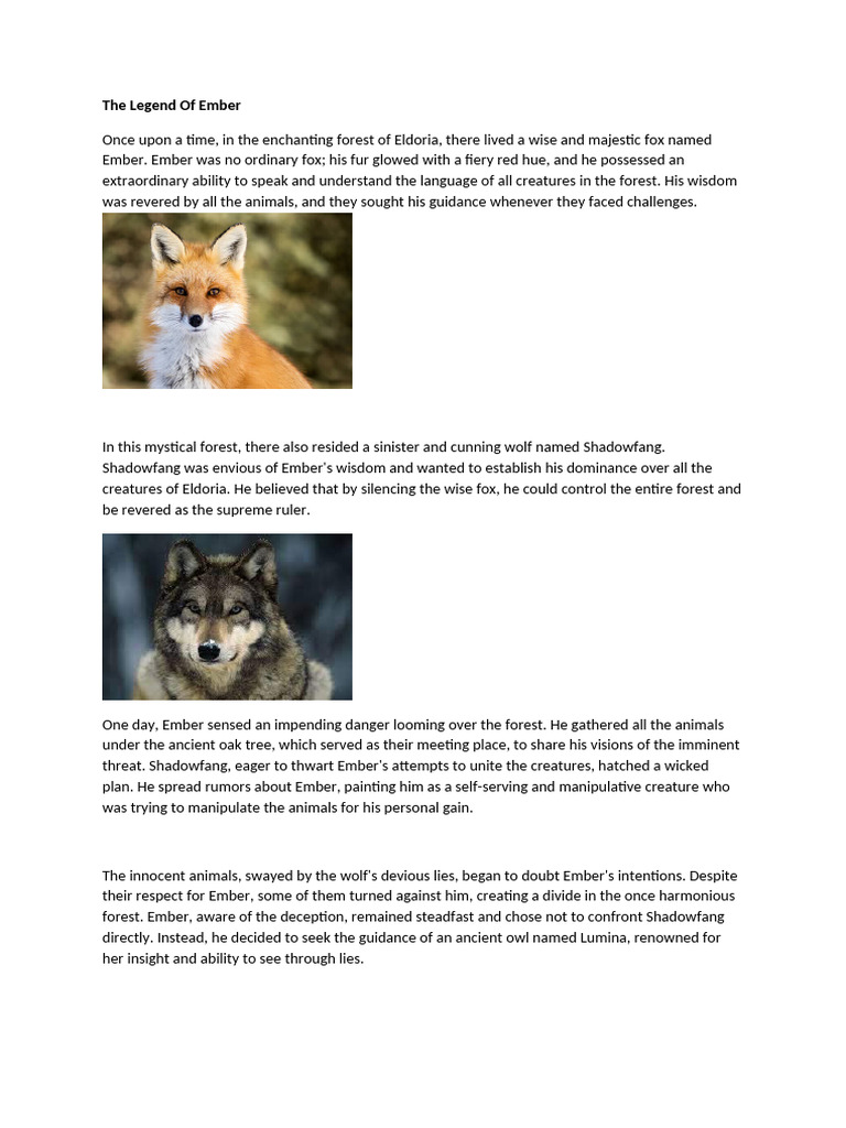 The Legend of Ember: Unity and Wisdom | PDF