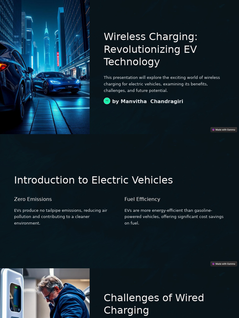 Wireless Charging for Electric Vehicles | PDF | Electric Vehicle | Inductor
