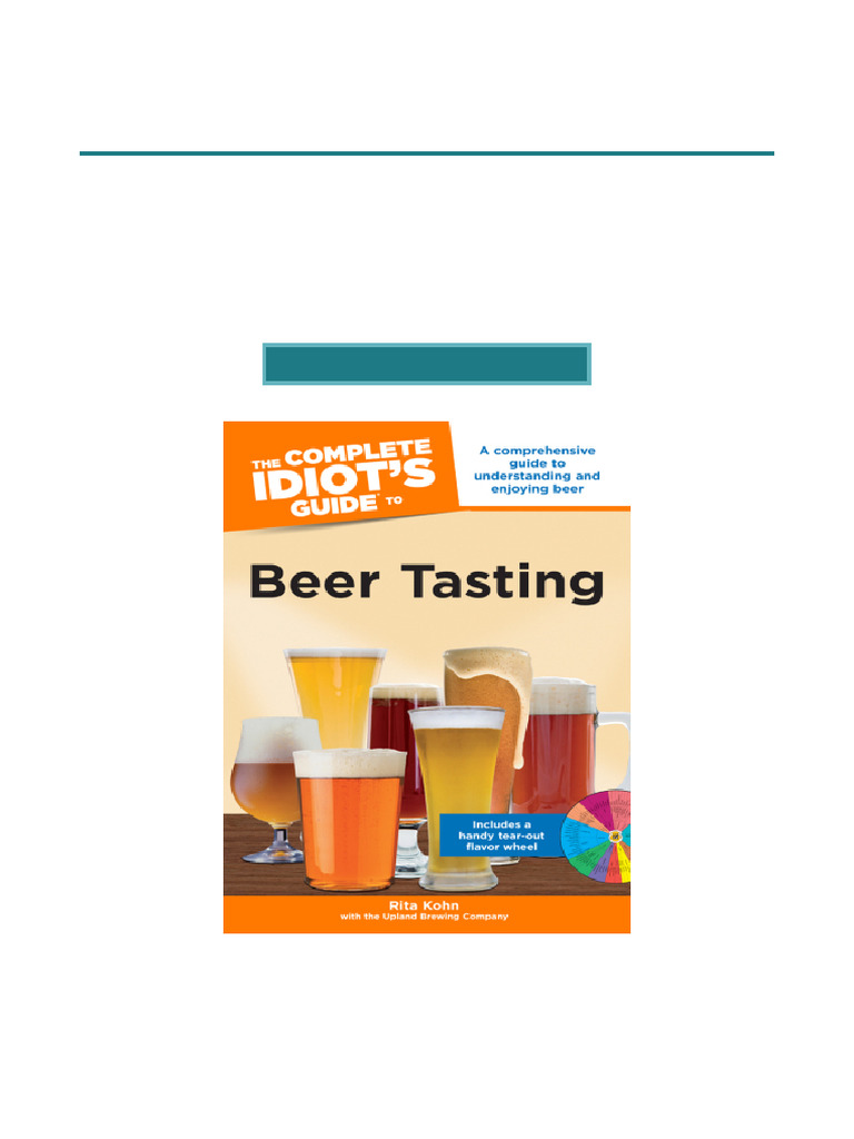 Idiot's Guide to Beer Tasting | PDF