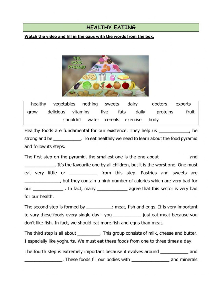 Healthy Eating | PDF