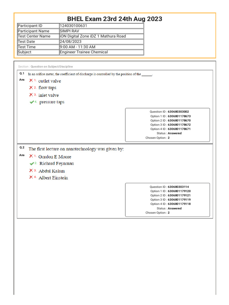 Bhel Simpi2023 | PDF