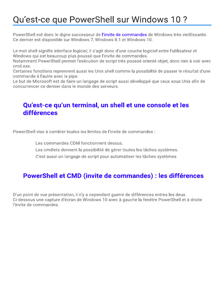 Exemples Powershell | PDF