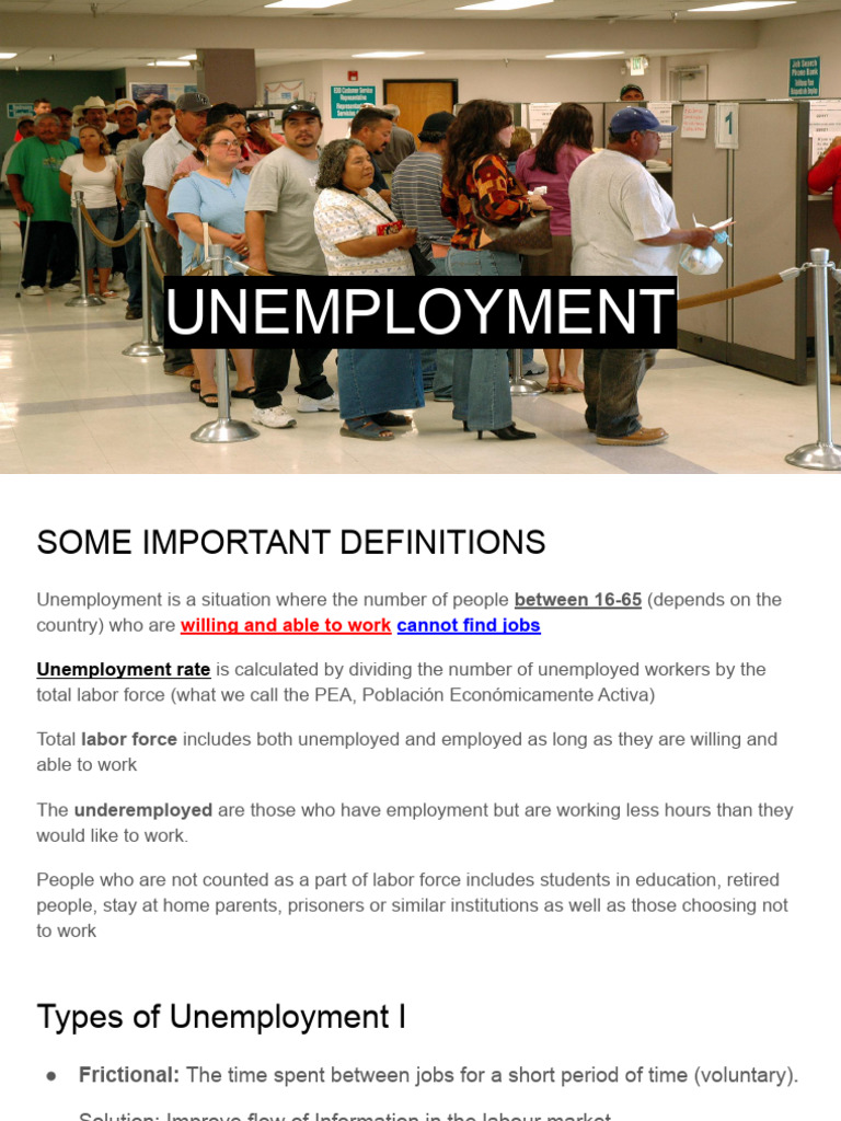 Understanding Unemployment Basics | PDF | Unemployment | Labour Economics