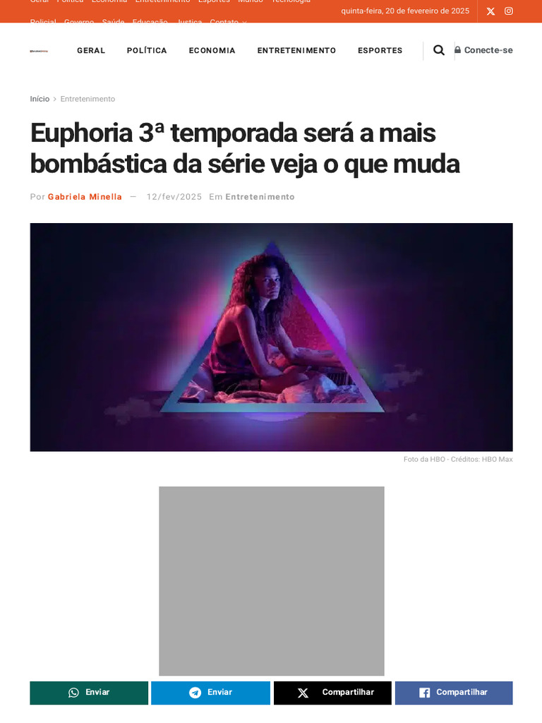 Euphoria 3ª temporada será a mais bombástica da sé | PDF