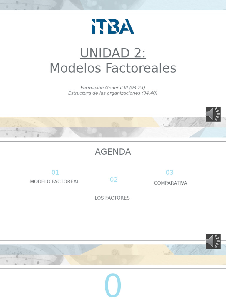 Unidad 2 - 4 - Modelo Factoreal | PDF