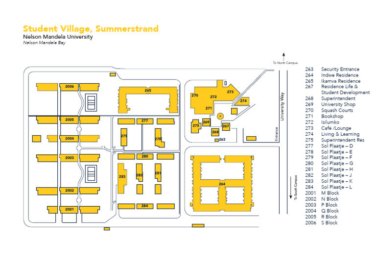 Student Village Map Final 2024 | PDF