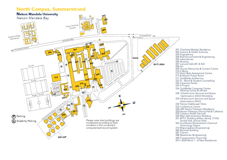 North Campus Map Overview | PDF
