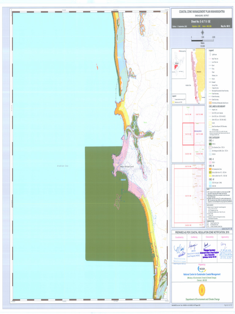 Coastal Zone Management Plan Malvan | PDF