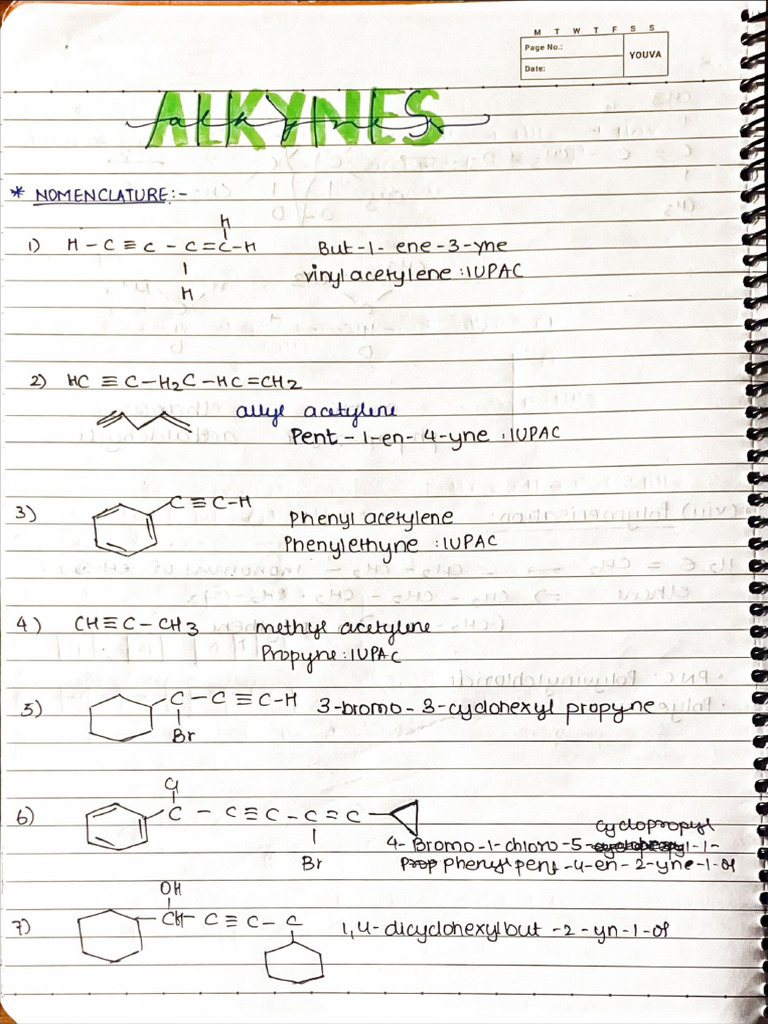 Alkynes | PDF