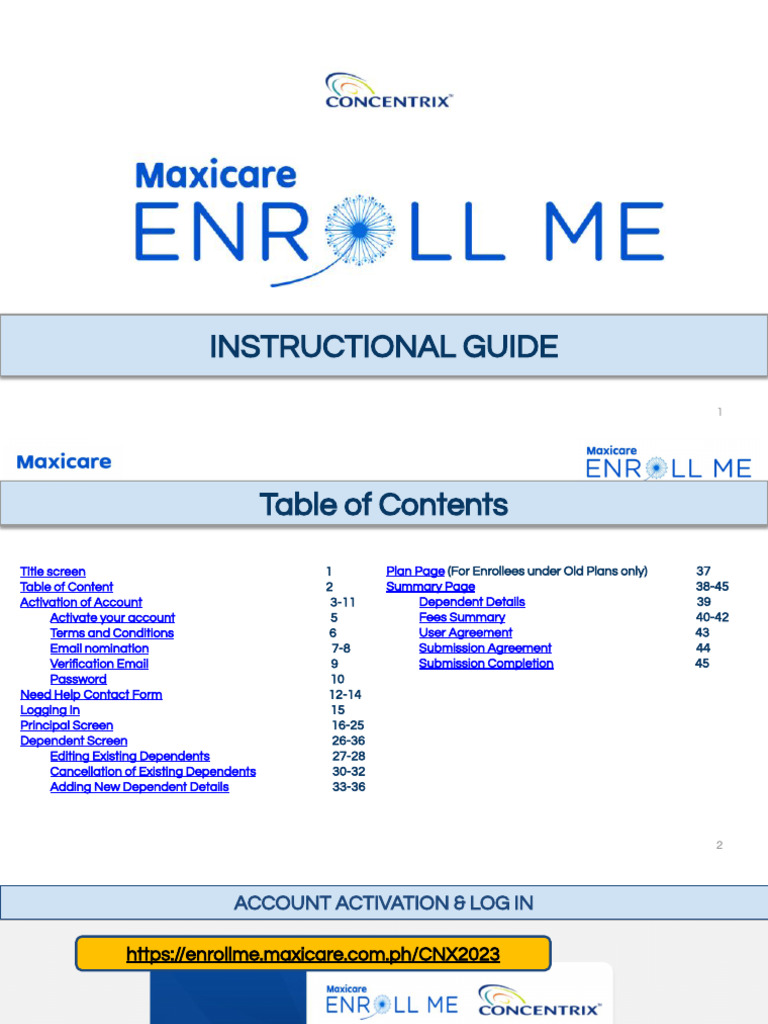2023 CNX (Enrollment Guidelines) Enroll Me | PDF | Password | Login