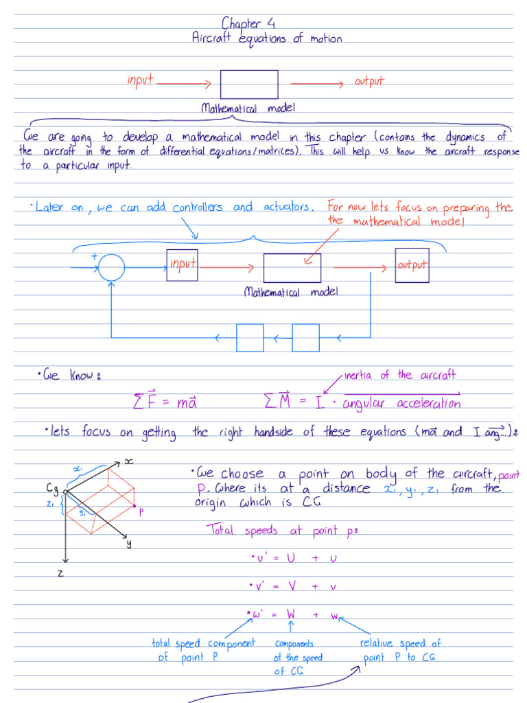 Chapter 4 - Equations of Motion | PDF | Acceleration | Aerodynamics